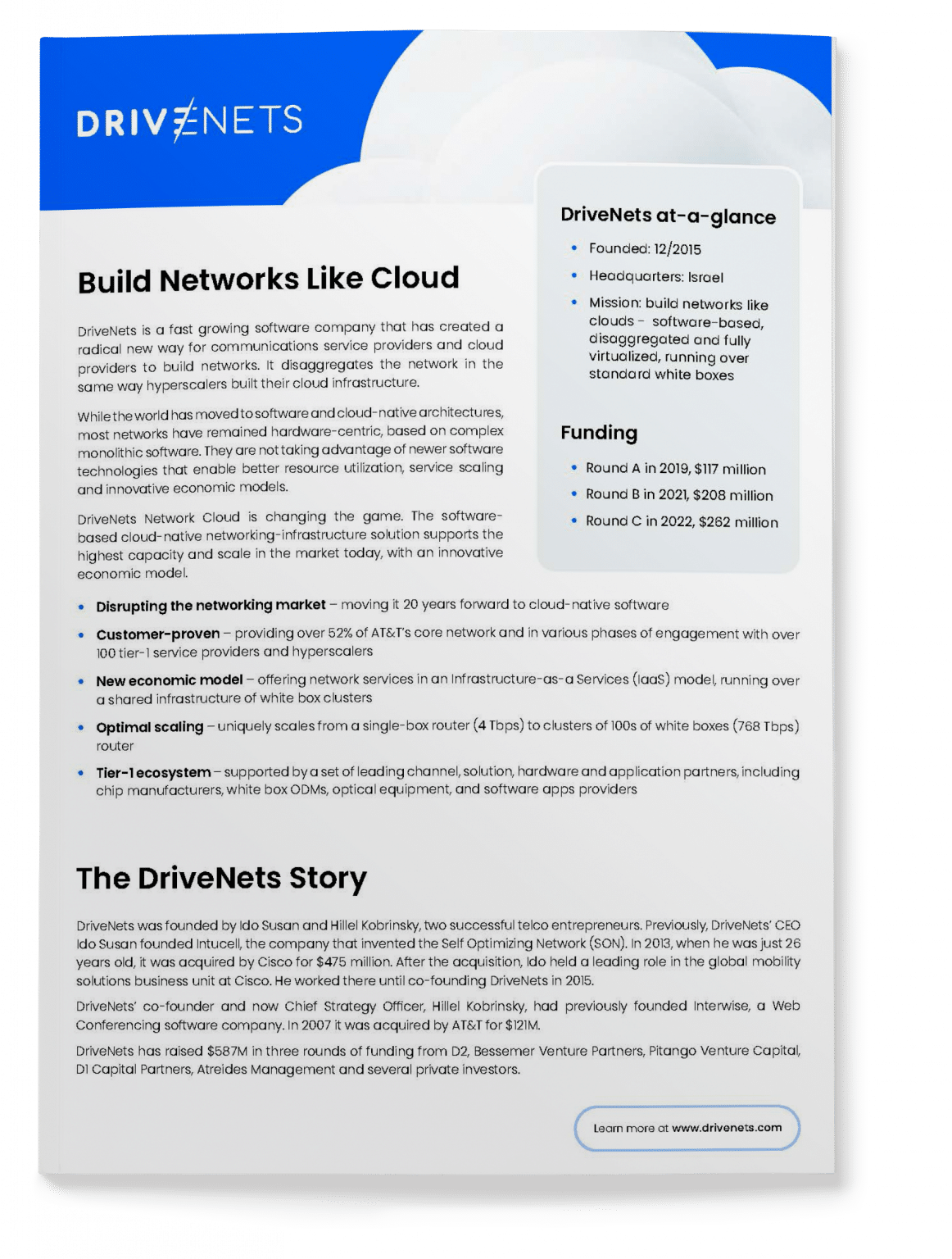 DriveNets Company Overview - DriveNets