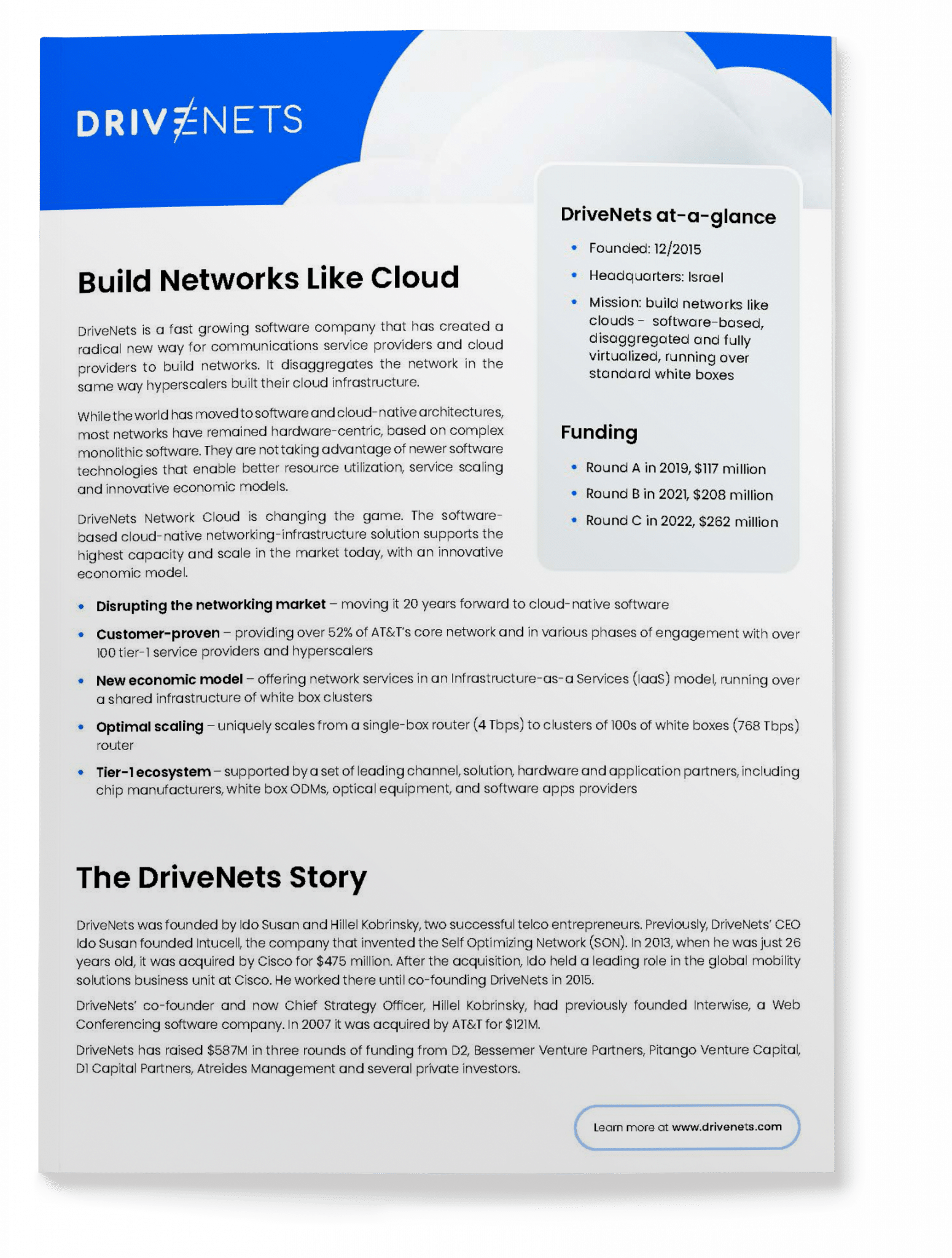 DriveNets Company Overview - DriveNets