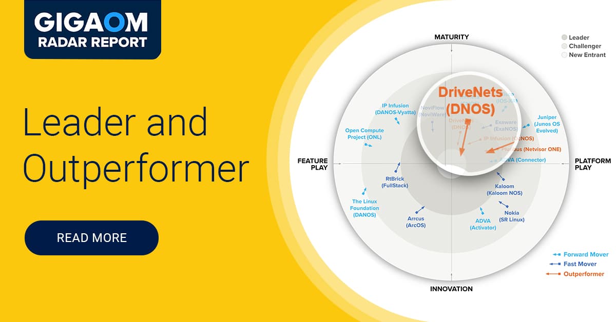 DriveNets GigaOm Report: Key Insights and Findings