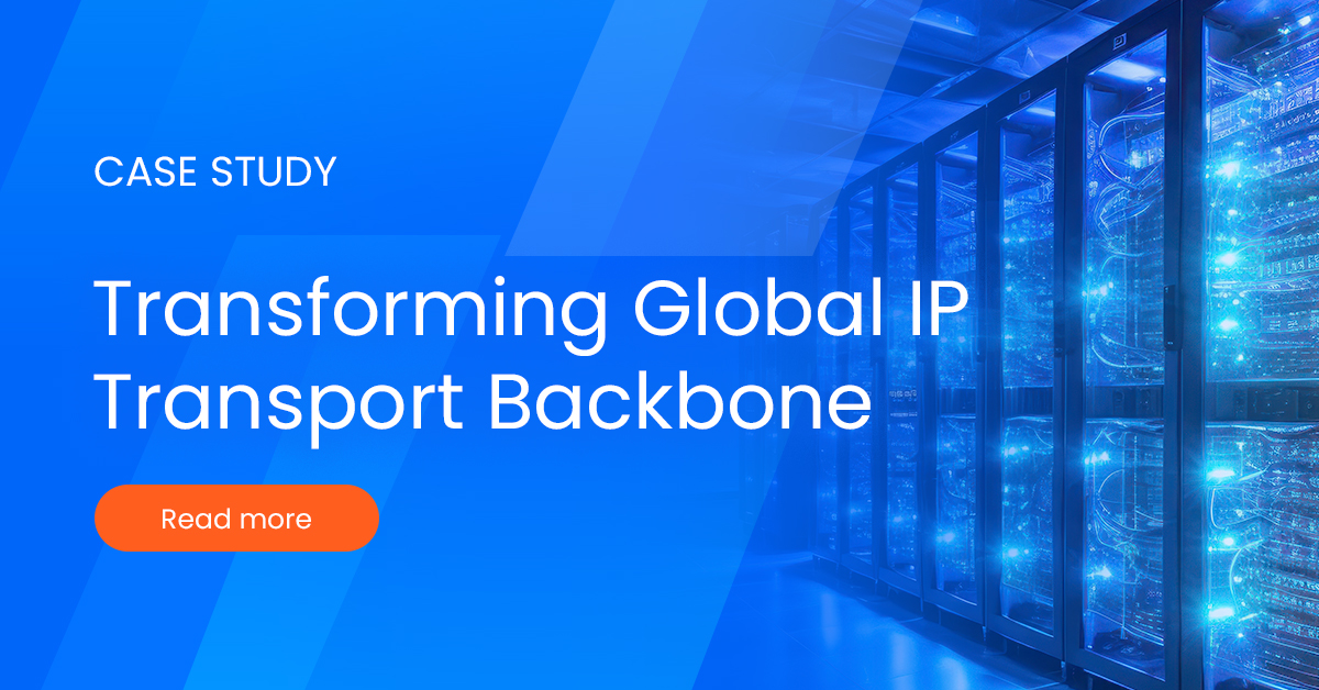 Transforming Global IP Transport with Disaggregated Solution