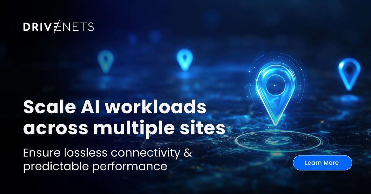 Scaling AI Workloads Over Multiple Sites via Lossless Connectivity